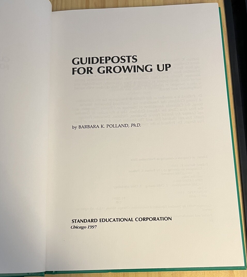 Guideposts For Growing Up (Child Horizons) - Hardcover By Barbara ...