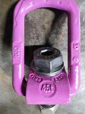 🇩🇪 One RUD 4.5 Ton SWIVEL Lifting Eye/Hoist Ring M24x90mm With Nut ...