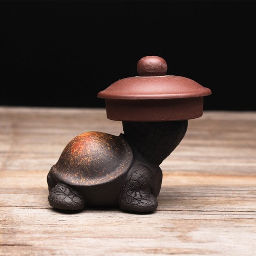 China Turtle Yixing Zisha Statue Tea Pet Small Size Holder for Lid of ...