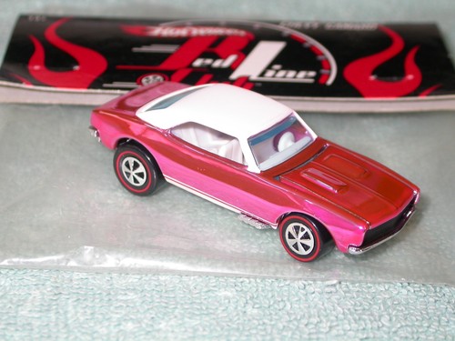 Hot Wheels Convention RLC Red Line Club Chevy Camaro PINK w/baggie ...