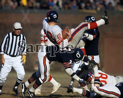 1963 NFL Championship Game New York Giants Chicago Bears Color 8 X 10 ...