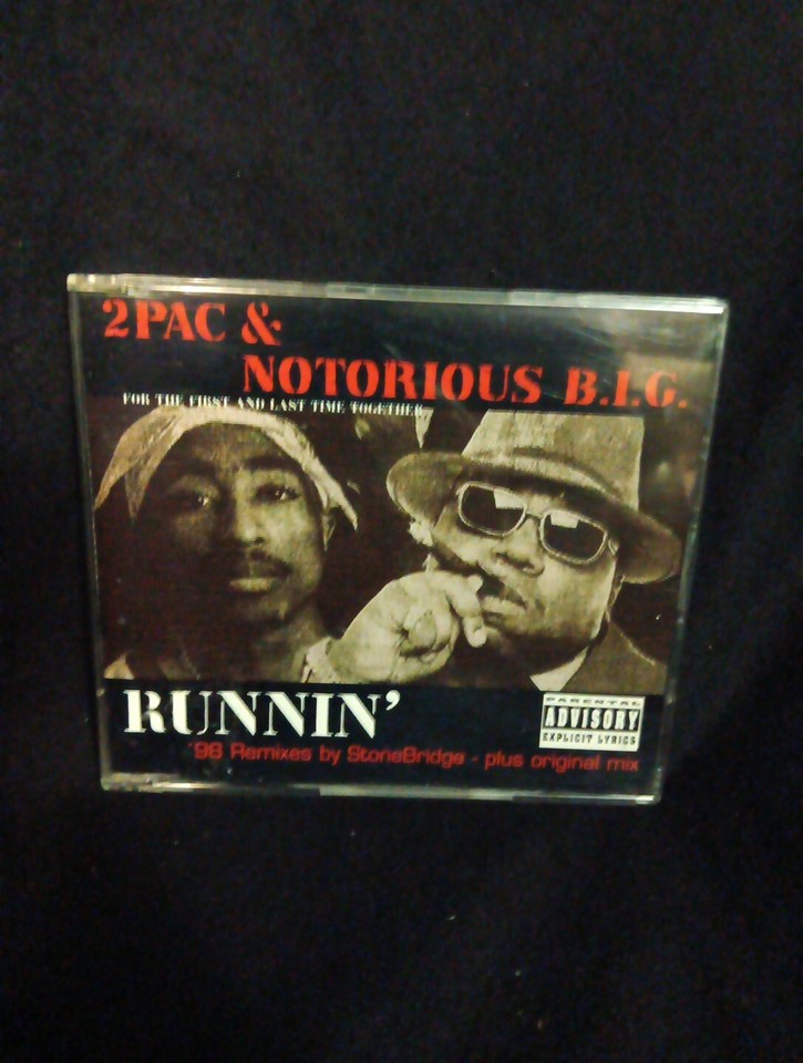 2Pac & Notorious B.I.G Runnin' '98 Remixes 3 Track CD Single 1998 ...