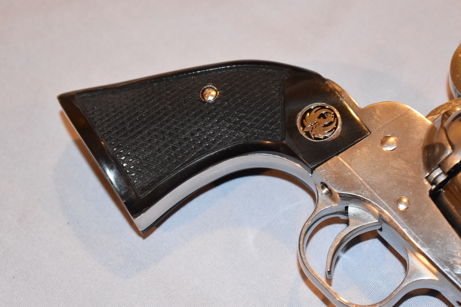 CHECKERED BUFFALO HORN / STAG GRIPS FOR A RUGER NEW MODEL VAQUERO | eBay