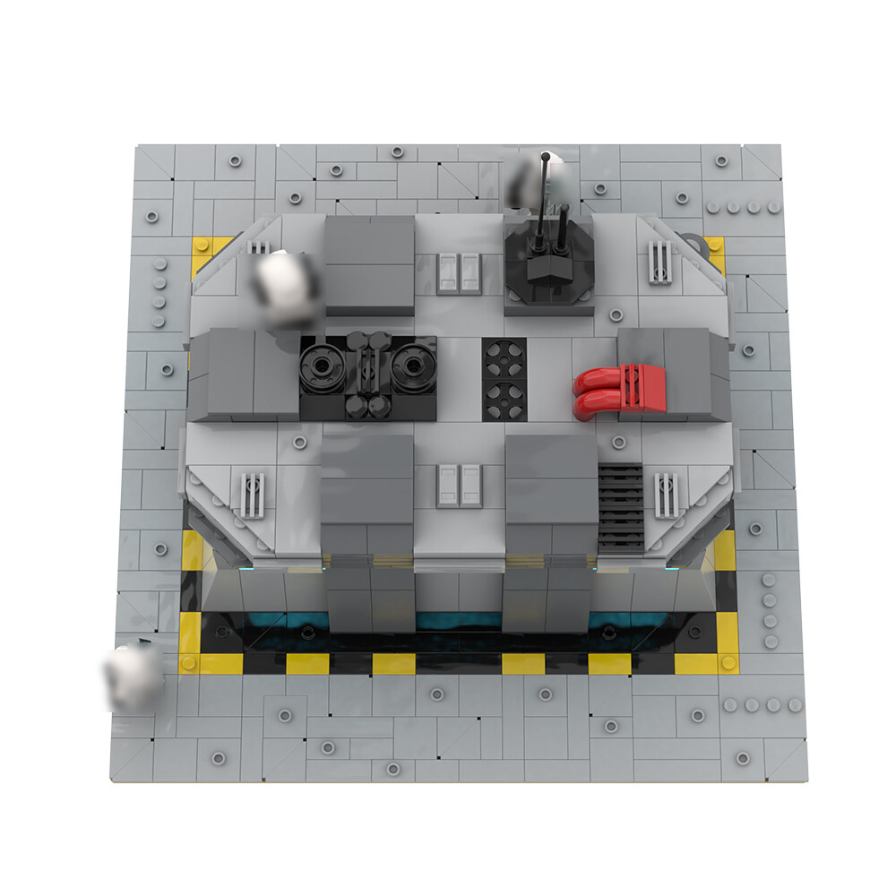 Base Bunker Model from Movie Minifig Scale 695 Pieces Building Toys Set ...