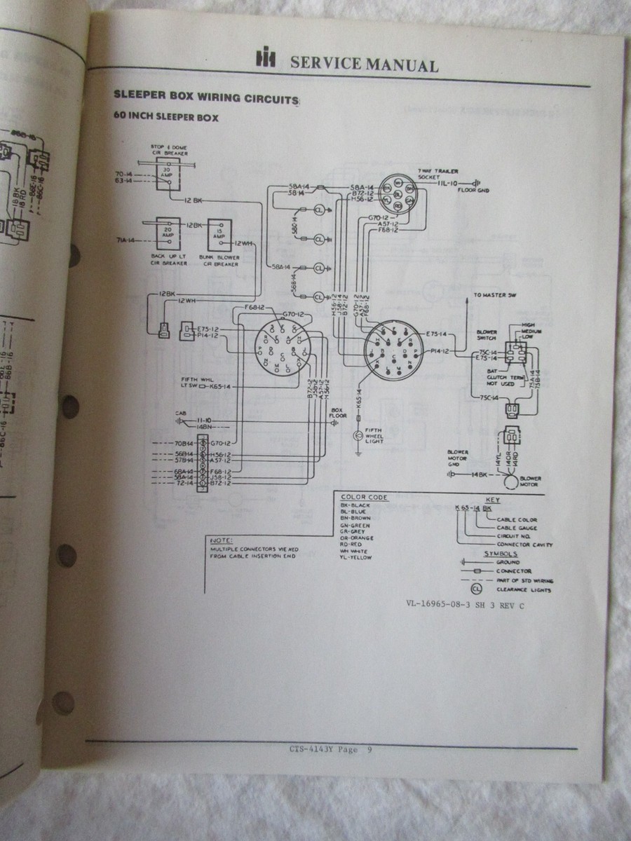 International Truck Electrical Diagrams Bus And Truck Wiring Harness