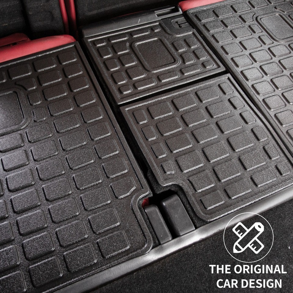 Fit 2010-2023 Toyota 4Runner 5 Seater Trunk Mats Backrest Mats TPE ...