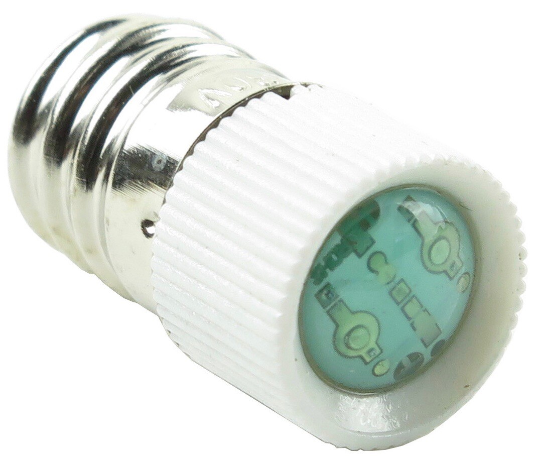 12mm E12 LED Lamp Screw Base Indicator Bulb 24V-110V Blue Green Red ...