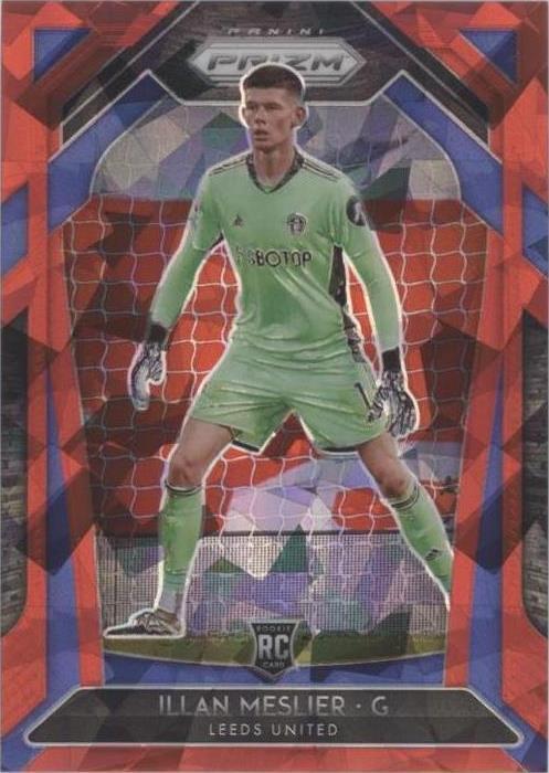2020-21 Panini Prizm Premier League - Illan Meslier #196 Red Ice Prizm ...