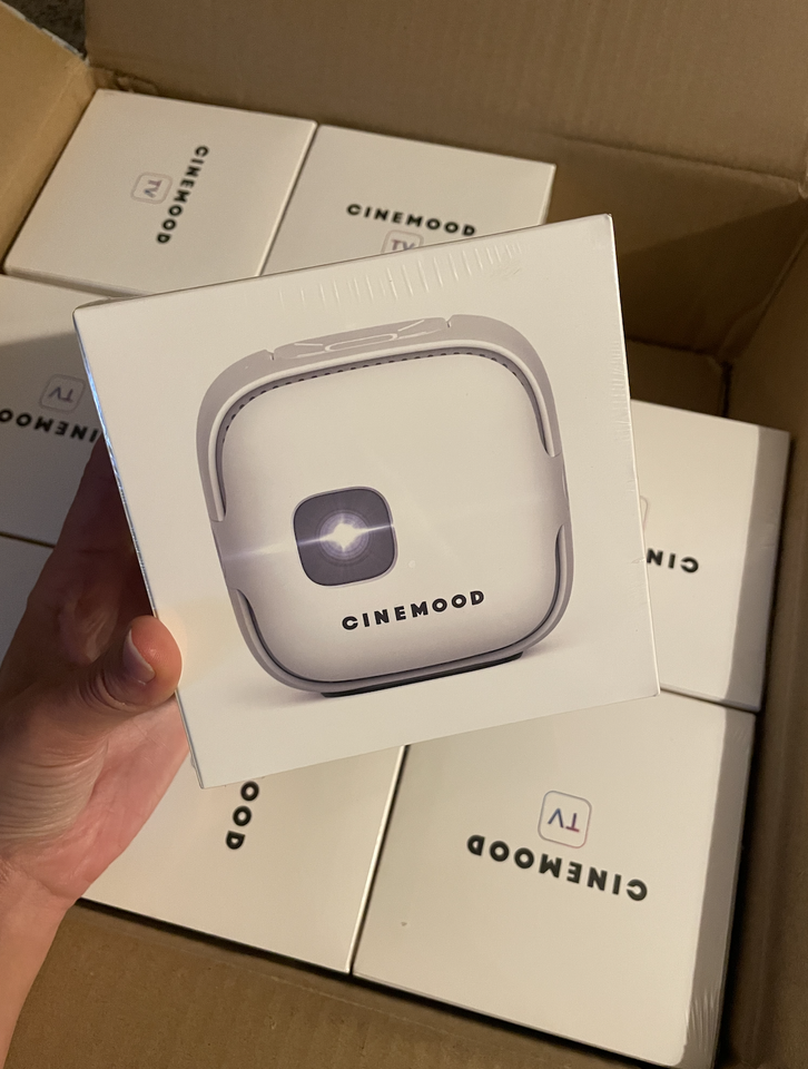 NEW! CINEMOOD TV - LTE Portable Projector- 5x Brighter Than Original ...