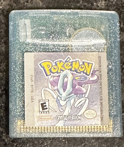 Pokemon Crystal Authentic (Nintendo Gameboy Color) Authentic - Works ...
