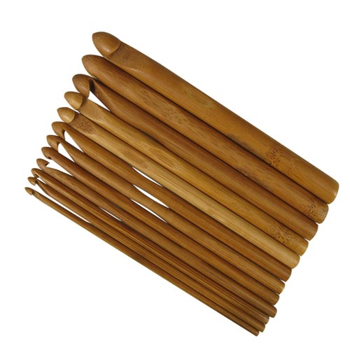 12pcs Wood Knitting Tool Carbonized Knitting Needles for Handmade ...