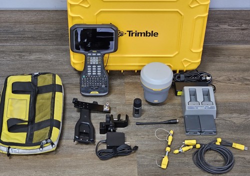Trimble R12i GPS GNSS Beidou Galileo RTK UHF Rover Kit w/ TSC5 Access ...