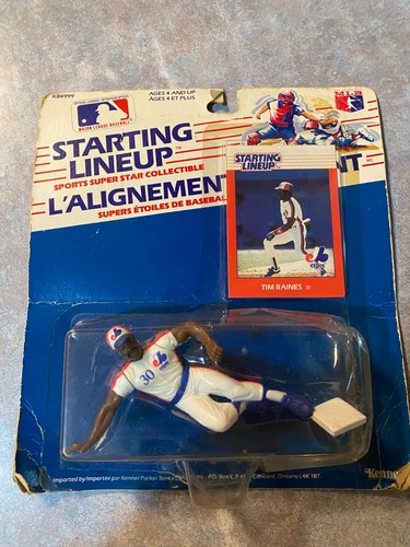 1989 STARTING LINEUP Canadian Edition Bilingual Tim Raines Montreal ...