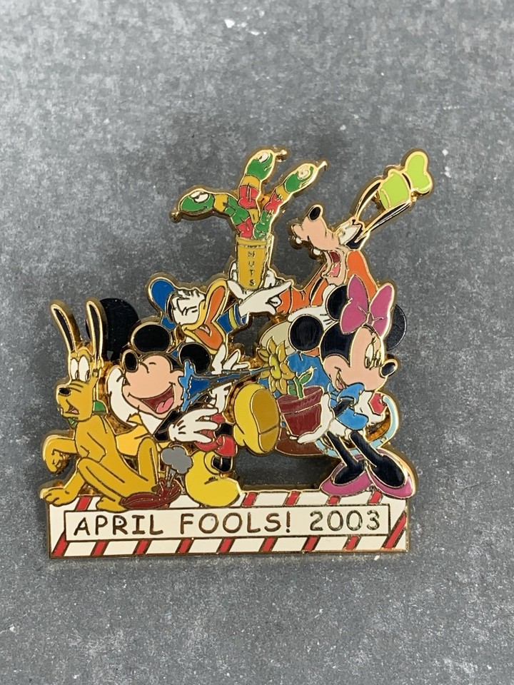 Disney Pin April Fools Day 2003 Fab 5 Can of Worms / Snakes Mickey ...