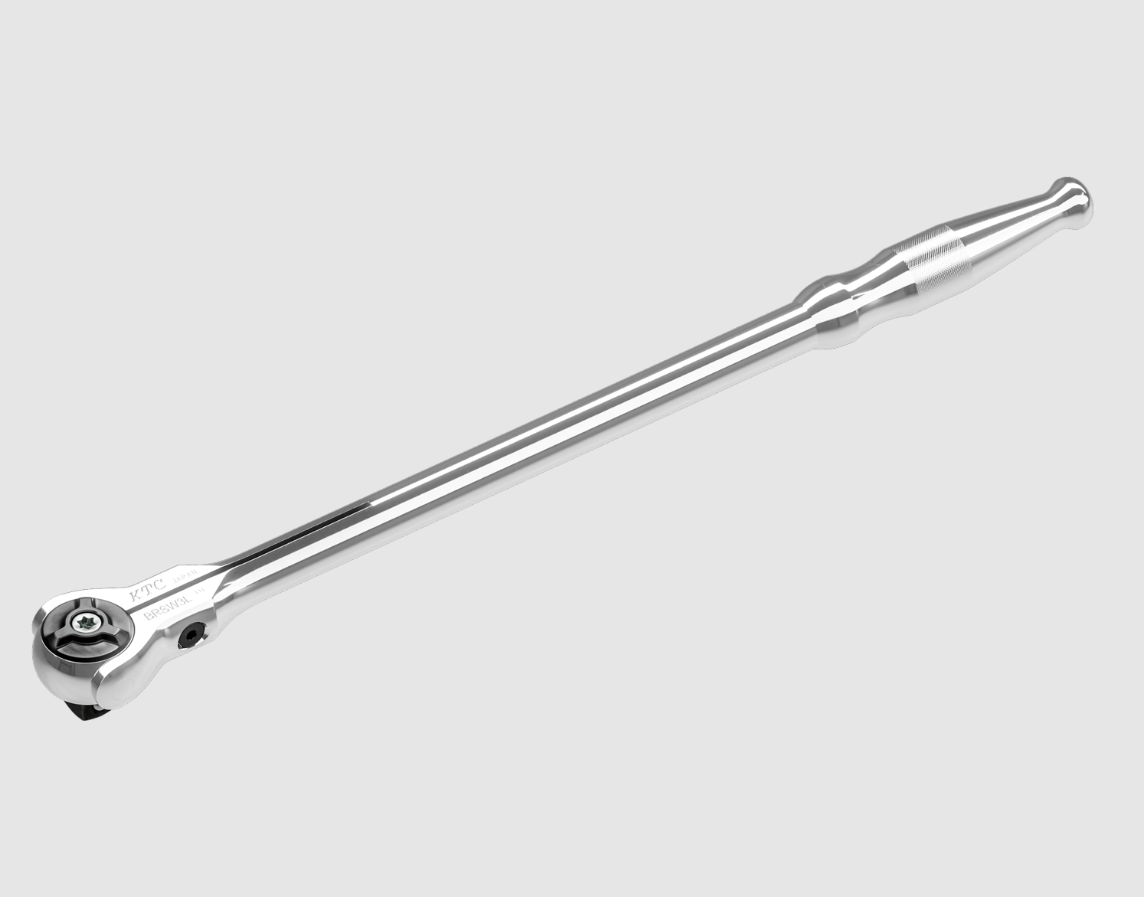 KTC BRSW3L 9.5sq. Long Swivel Ratchet Handle Rotate freely Variable ...