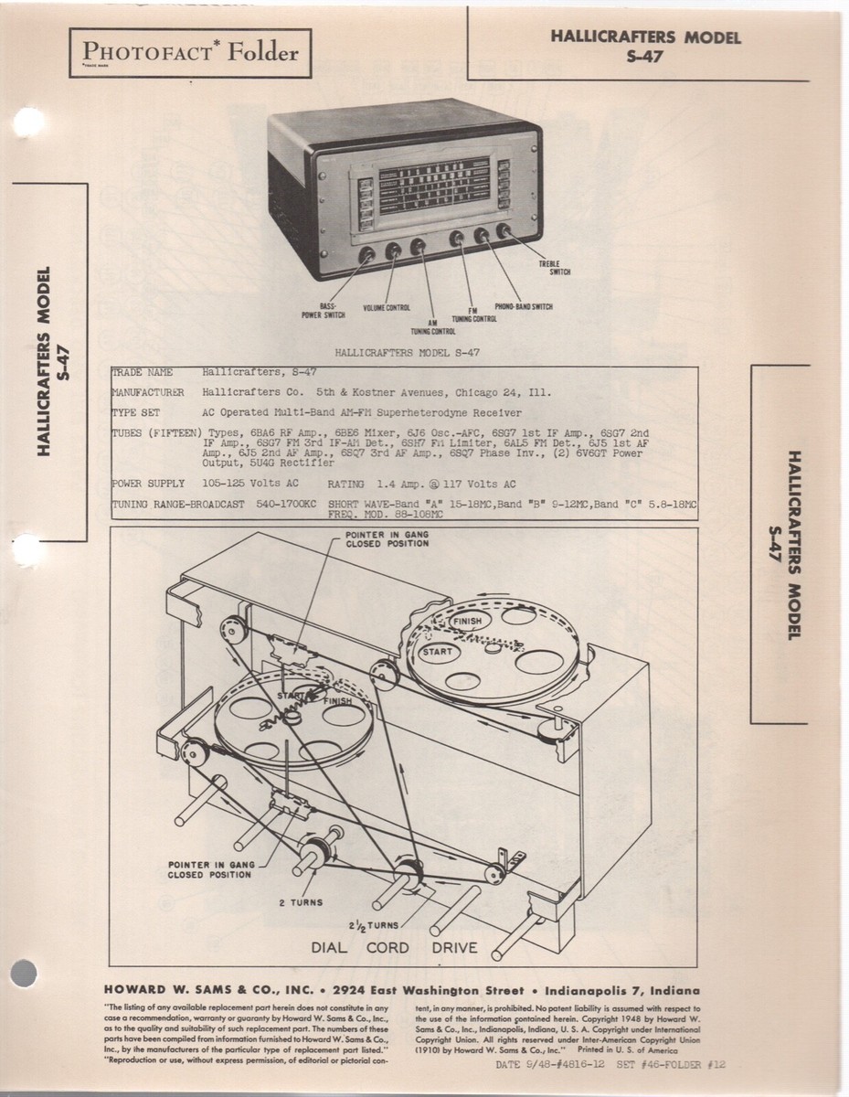 Hallicrafters Radio Schematics Hallicrafters S 22 R Skyrider Marine