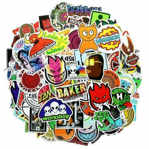 100Pcs Stickers Bomb Vinyl Roll Car Skate Skateboard Laptop Luggage ...