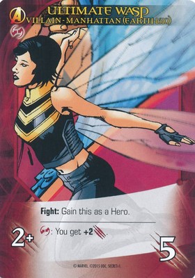 ULTIMATE WASP 2015 Upper Deck Marvel Legendary VILLAIN MANHATTAN EARTH ...