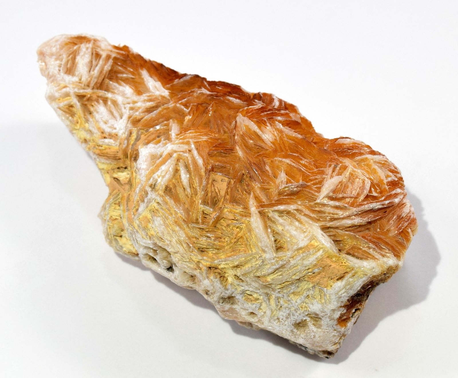 215g Orange Barite w/ Galena Geode Cluster Gemstone Crystal Mineral ...