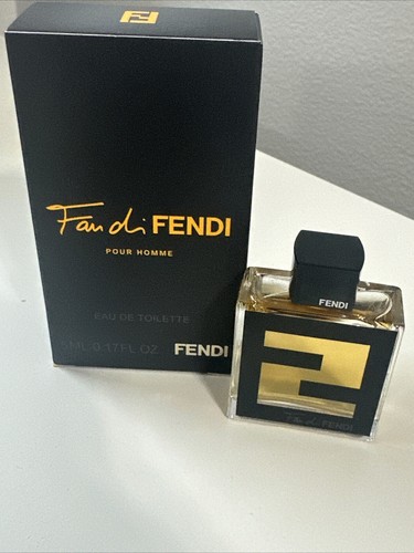 FAN DI FENDI POUR HOMME * Fendi 0.17 oz / 5 ml Miniature Men Cologne ...