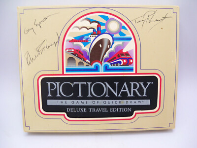 Momentus Signed by Creators Robert Angel PICTIONARY Deluxe Travel ...