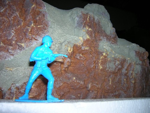 Remco Horrible Hamilton Blue Tommy Gun Toy Soldier | eBay