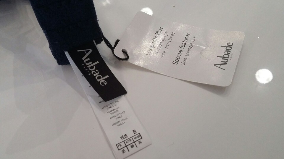 Aubade Wireless Bra Y610 Size 80B | eBay
