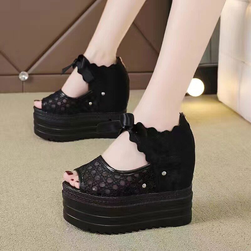 Women's Summer High Heels Platform Comfortable Sandals Wedges Pumps ...