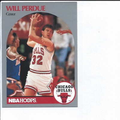 1990 Will Perdue NBA Hoops Card Chicago Bulls #68 | eBay