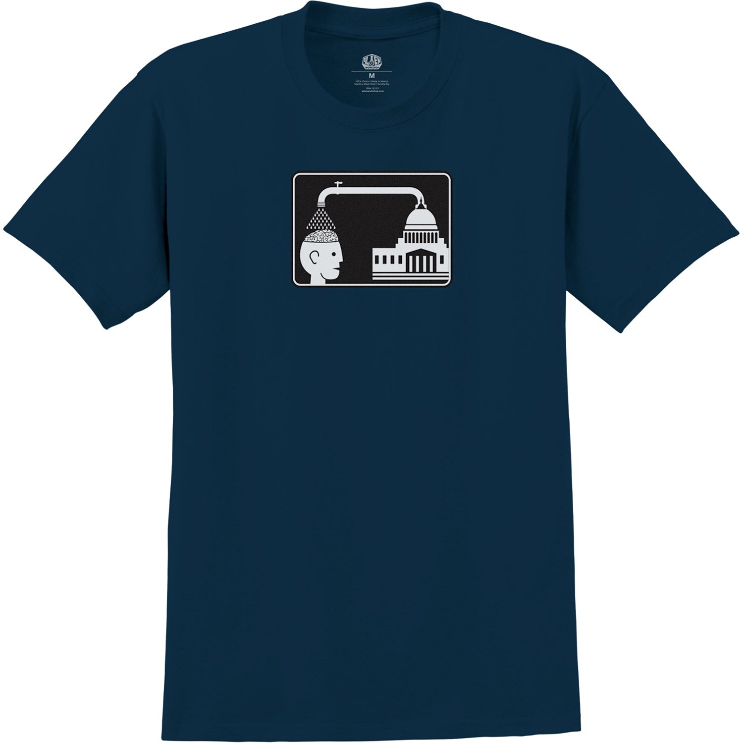 Alien Workshop Skateboards Brainwash Men's Short Sleeve T-Shirt - Small ...