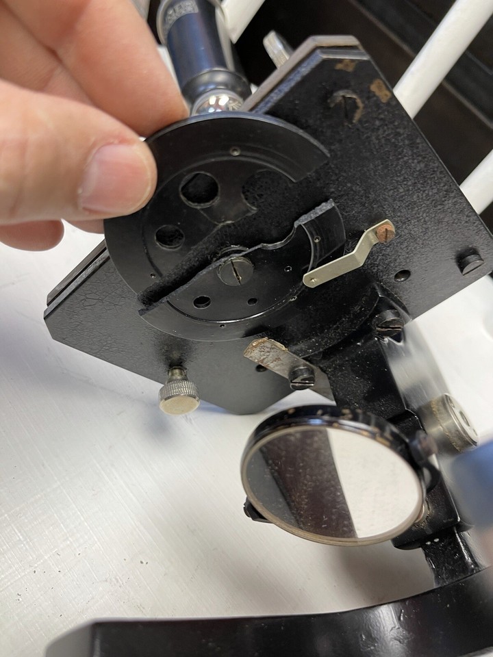 VINTAGE E. LEITZ-WETZLAR MICROSCOPE WOOD CASE | eBay