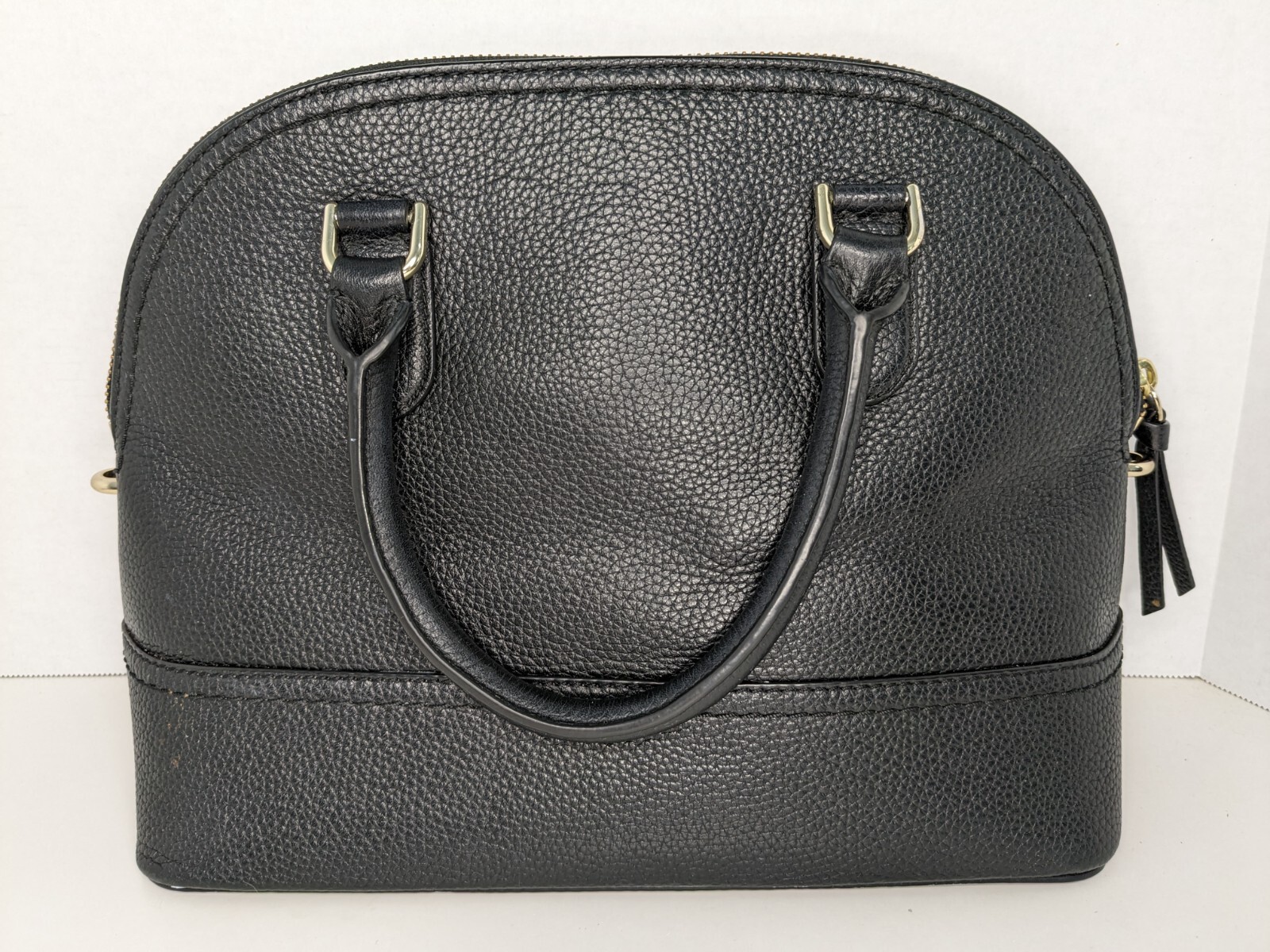 KATE SPADE McCall Street Carli Black Leather Satchel Bag Purse (Missing ...