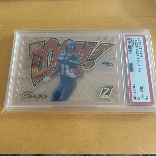 2023 Zenith Zoom! Case Hit SSP Jaxon Smith Njigba #6 PSA 10 GEM MINT RC ...