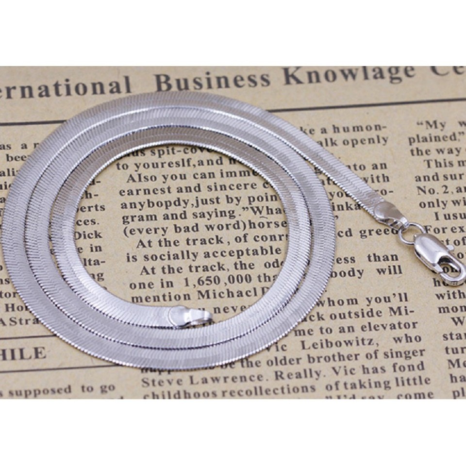 Simple Snake Shape Necklace Short Flat Pendant Plated Brass for Man ...