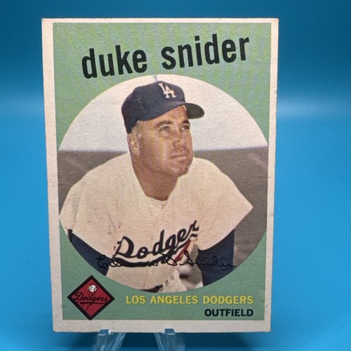 Topps 1959 HOF Duke Snider Los Angeles Dodgers #20 EX | eBay