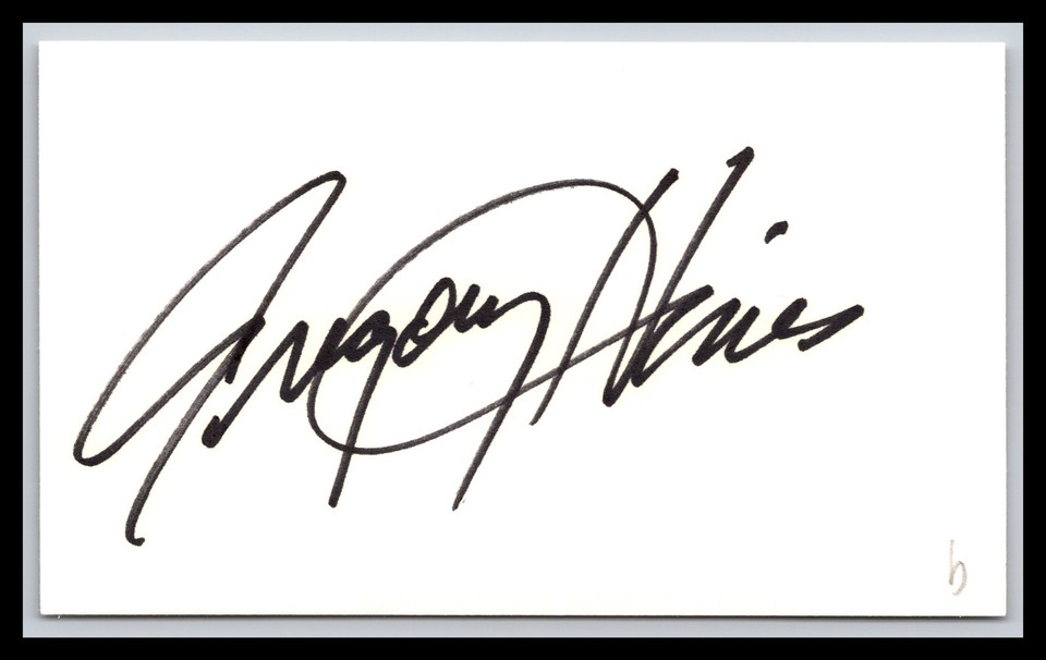 Gregory Hines - Actor - 3x5 Card - Signed / Autograph (b) | eBay