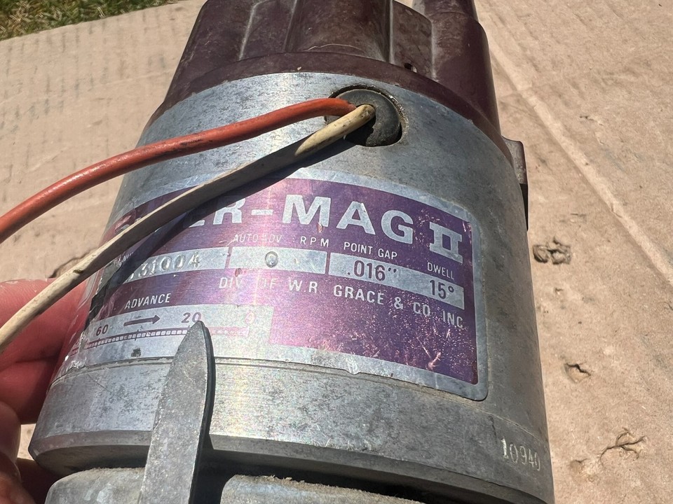 Mallory Magneto Mag Distributor SUPER MAG II w/ Transformer Chevrolet ...