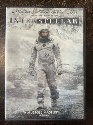 Interstellar (DVD 2014 Widescreen) Matthew McConaughey Anne Hathaway | eBay
