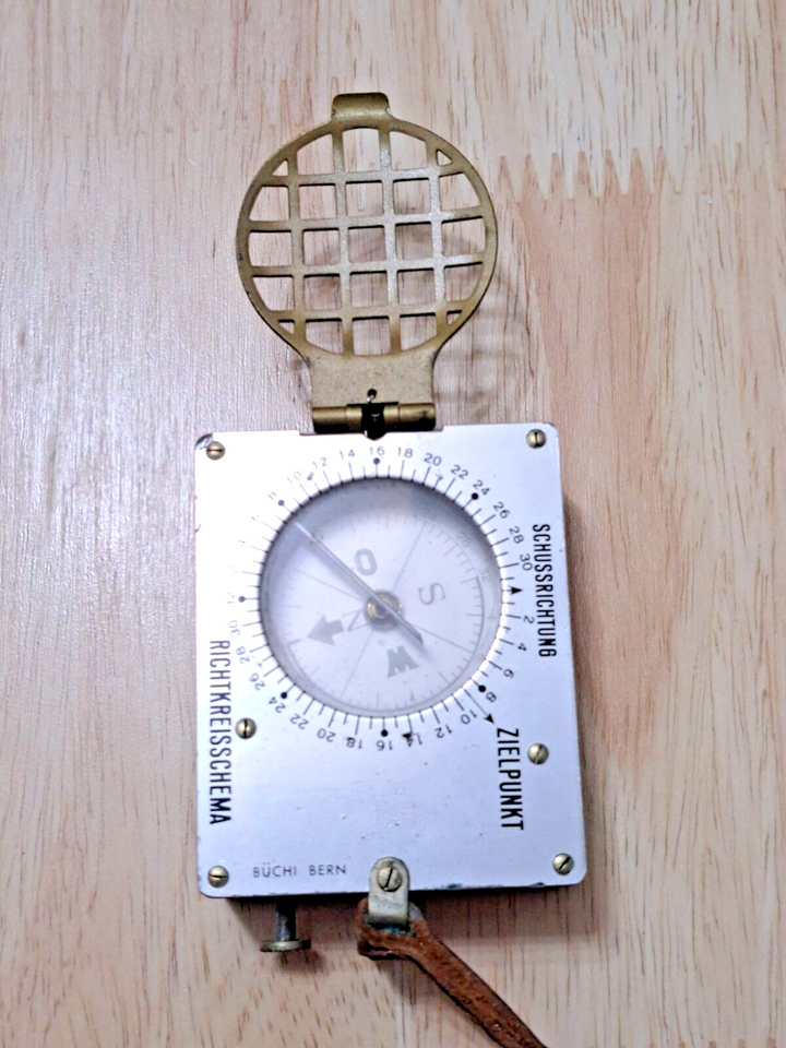 SWISS ARMY ARTILLERY SCALES COMPASS SITOMETER MILITARY Switzerland Bern ...