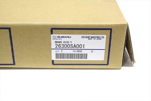 08-17 Subaru BRZ Impreza WRX Forester Front Brake Rotor SET 2 OEM NEW ...