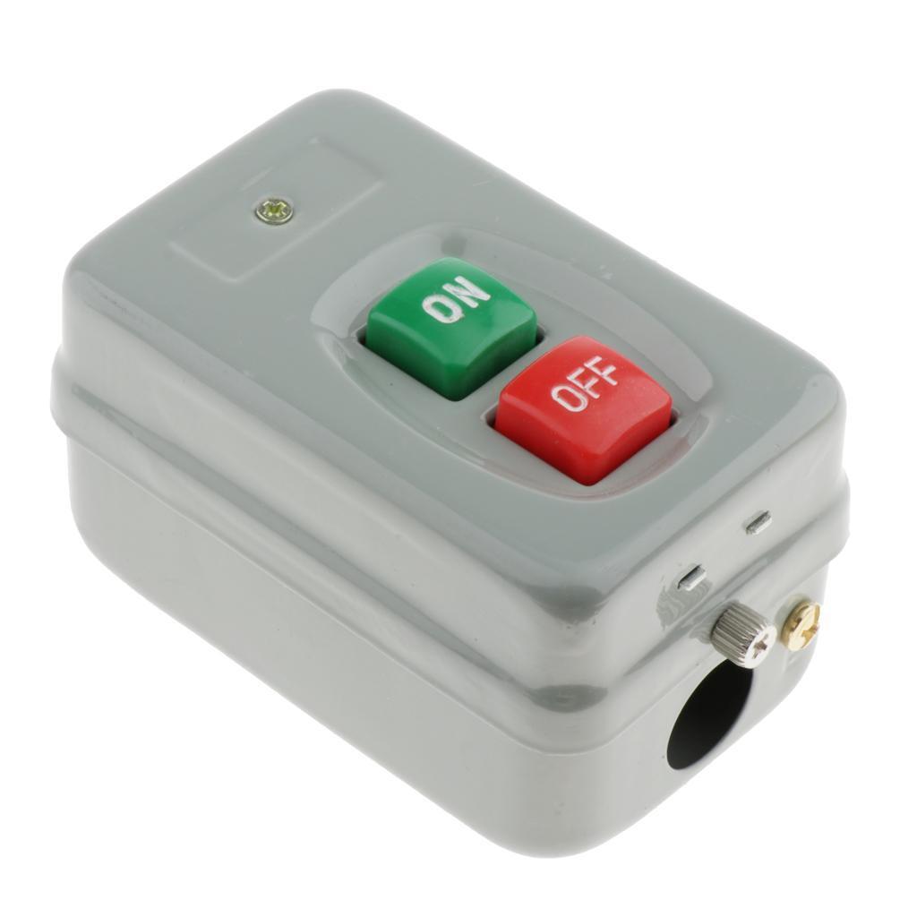 3 Phase 15A AC380V Waterproof ON/OFF Start Stop Power Push Button ...