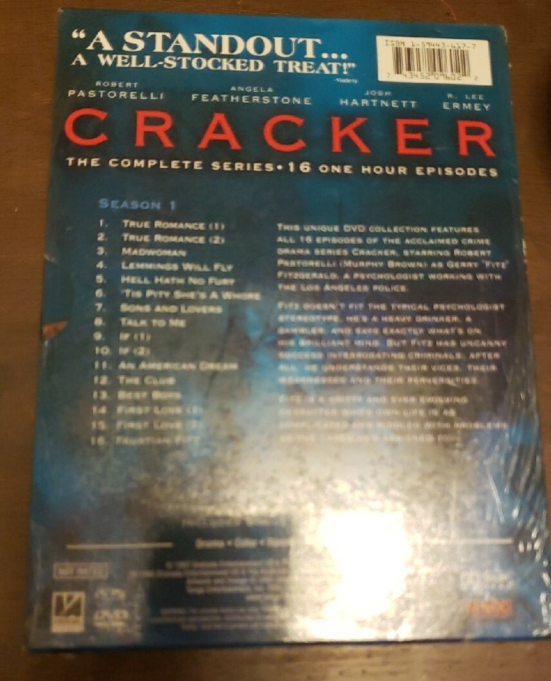 Cracker The Complete Series DVD Set 16 Episodes 4 Discs Josh Hartnett ...