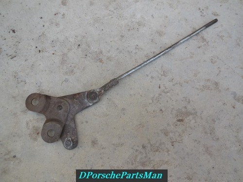 Porsche 911 / 912 Door Push Button Rod W/ Bracket ( Left,Driver Side ...