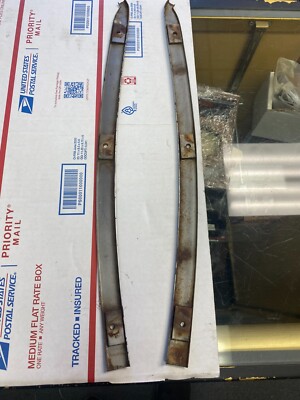 Original GM C3 Corvette Interior Rear Quarter Panel Retainer Pair Coupe ...