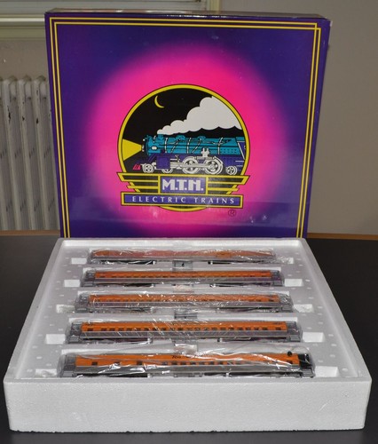 MTH NEW MT-4003 Denver Rio Grande Scale Madison 5 Car Passenger Set O 3 ...