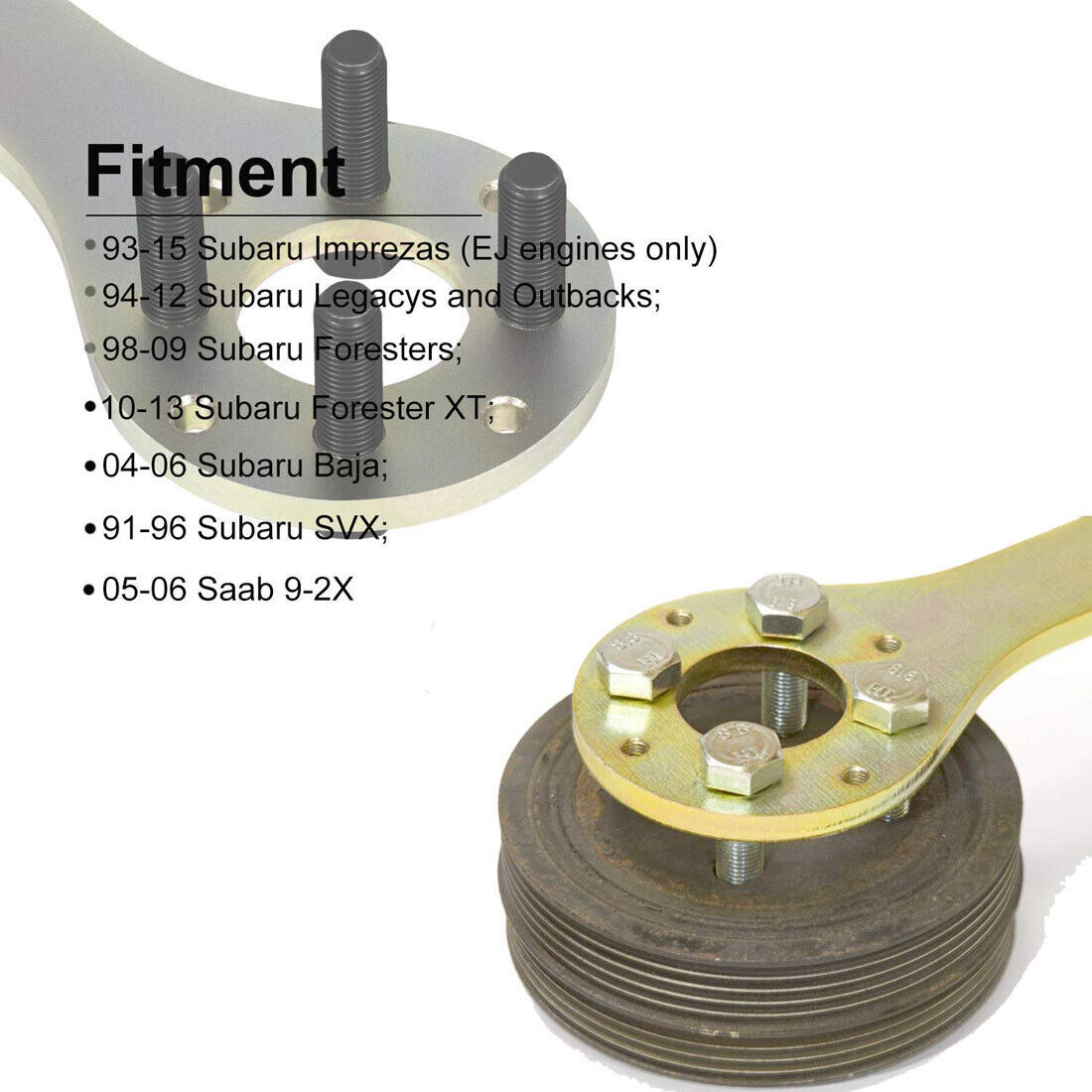 Crank Pulley Tool V2 Wrench For Subaru 499977000 499977100 499977300 ...