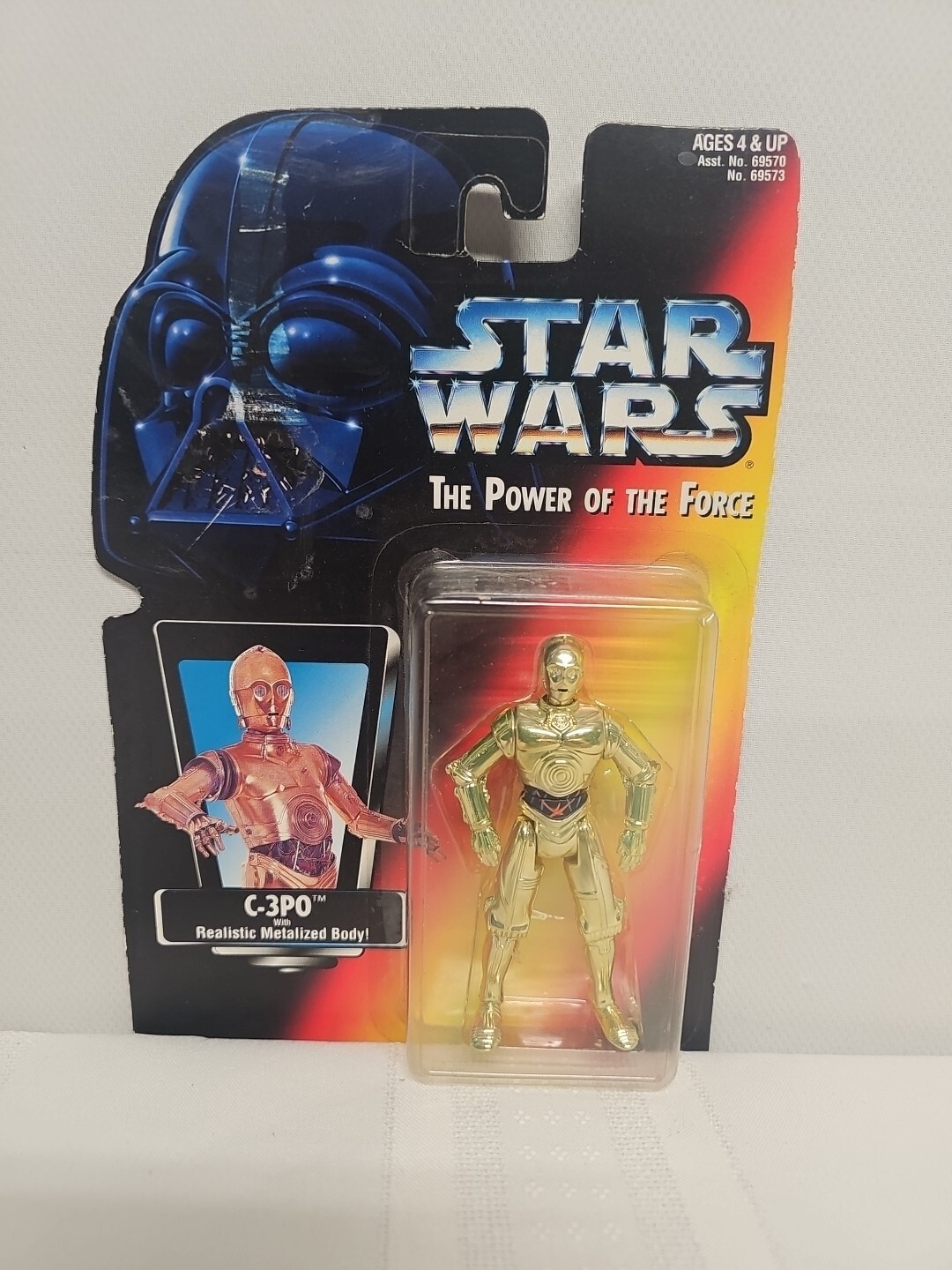 Hasbro Japan Red (Orange) C-3PO Plated Gloss REALISTIC METALIZED BODY ...