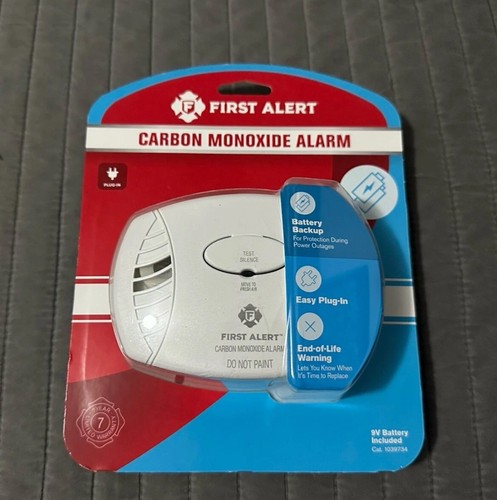 First Alert Plug-in Carbon Monoxide Detector Alarm New-open Box ...
