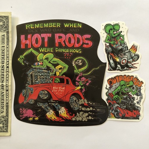 Rat Fink Hot Rod Stickers | eBay