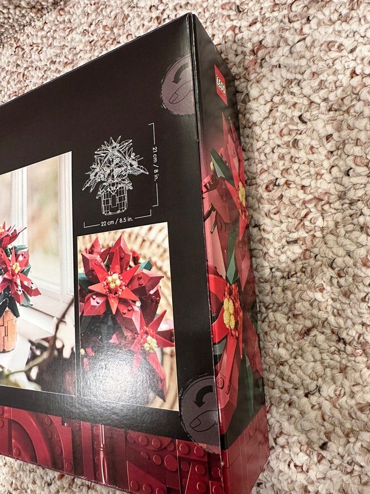 Lego Botanical Collection Poinsettia 10370 NEW/SEALED BOX 673419401050 ...
